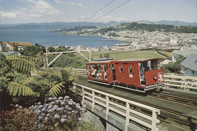 Nick Mills rides the iconic Wellington Cable Car as it turns 120