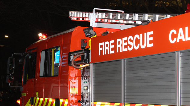 Fire in Stanmore Bay overnight