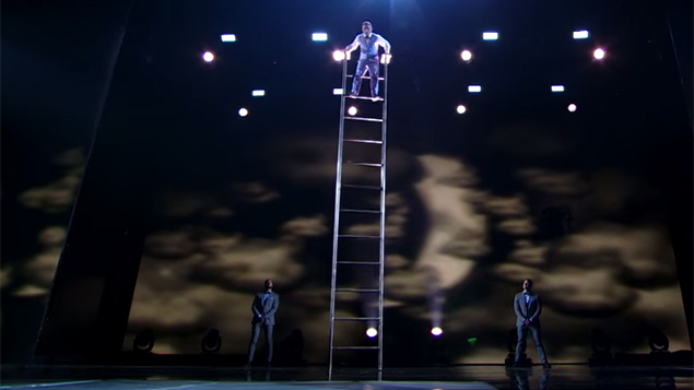 WATCH: Incredible ladder circus tricks