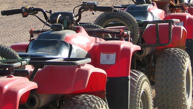 Man stuck on quad bike now safe and well