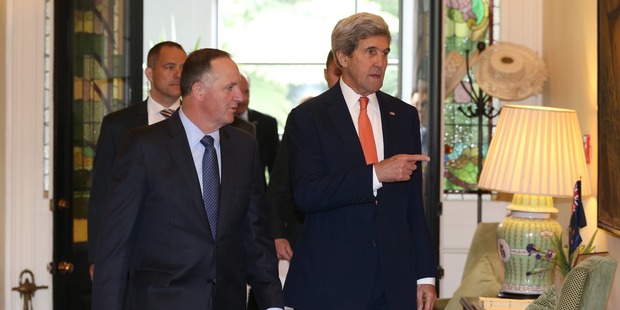 Kerry meets Key for talks