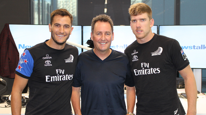 WATCH: Peter Burling, Blair Tuke join Mike Hosking in studio