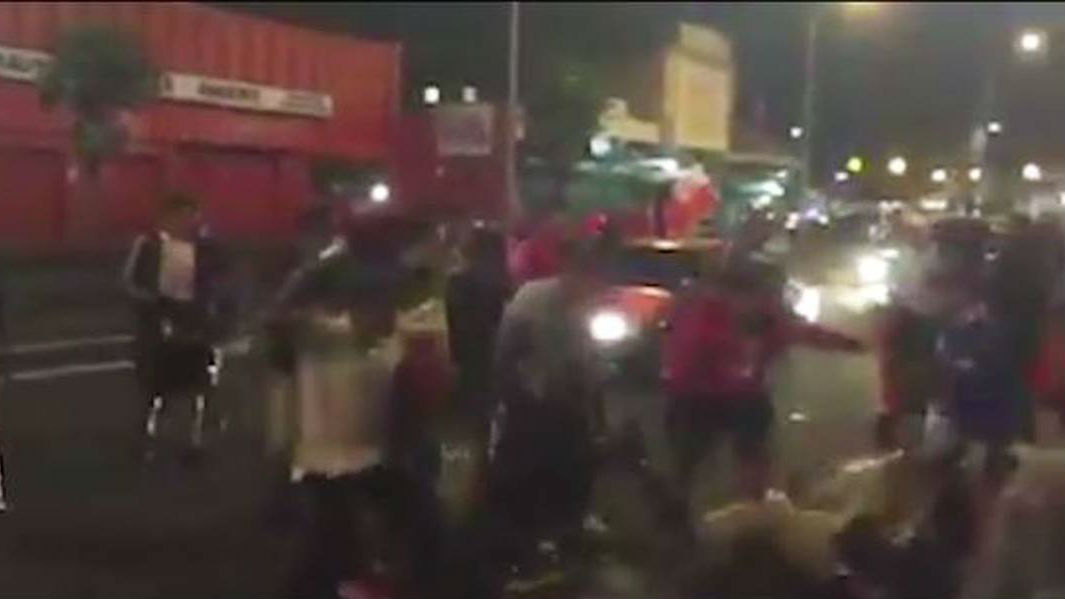 Watch: Night of violence as Tongans attack their own