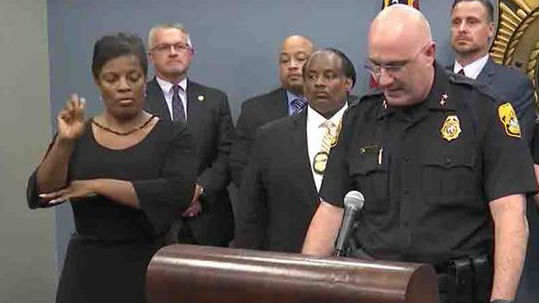 Sign language imposter's 'gibberish' at press conference