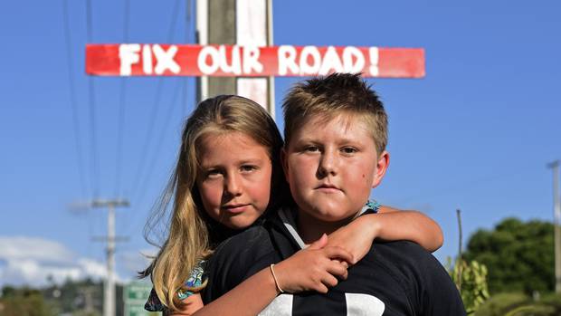 'Fix our road': Residents plead for help as kids left 'traumatised' by ...