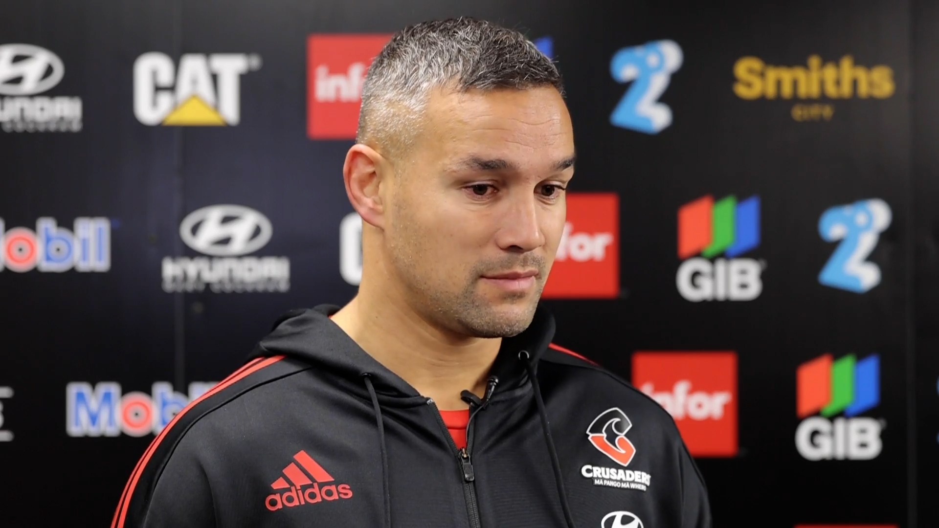 Tamati Ellison: Crusaders assistant reacting to his teams huge win over ...