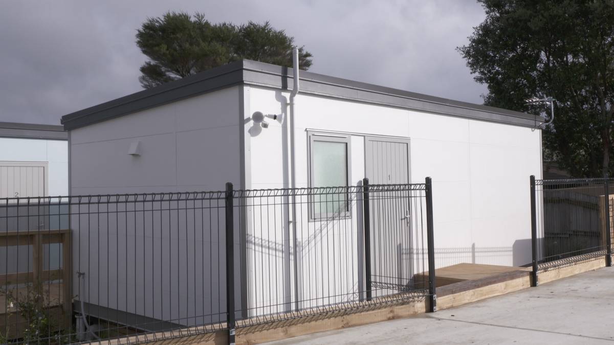 Inside new 'prison cell' emergency housing units