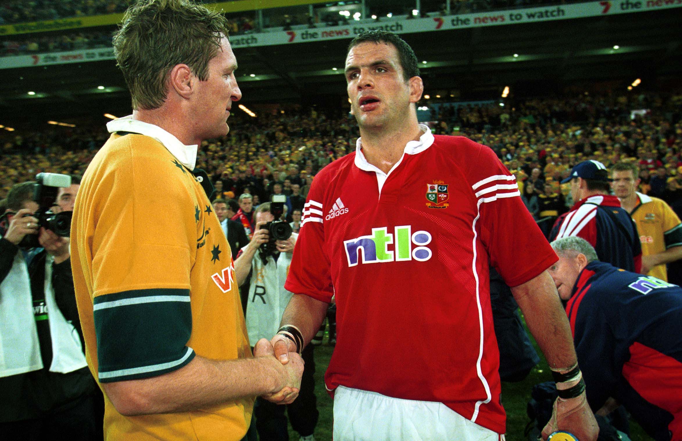 Justin Harrison: Handing out Wallaby jumpers to the boys one of the ...