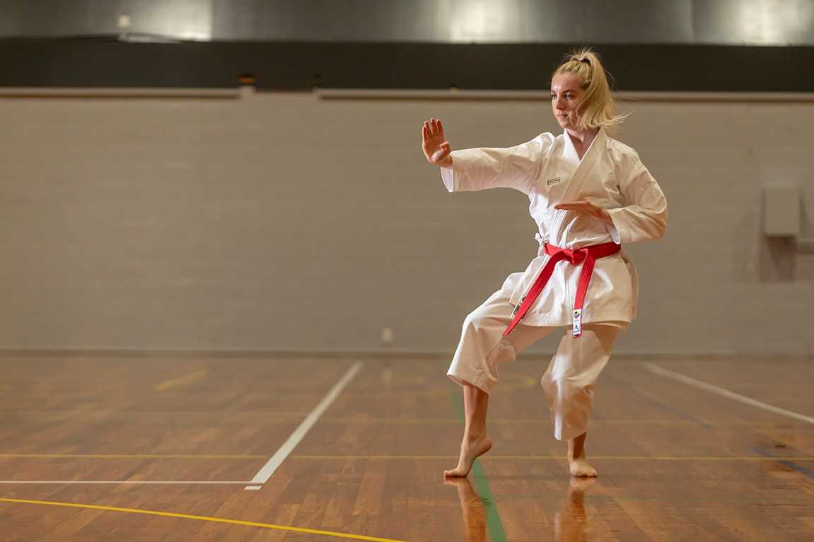 Karate kid Melissa Dunn speaks to Lesley Murdoch