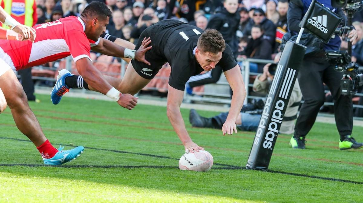 All Blacks run riot in Tongan thrashing