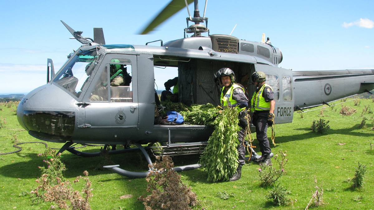 Police explain why they have axed nationwide helicopter cannabis operations