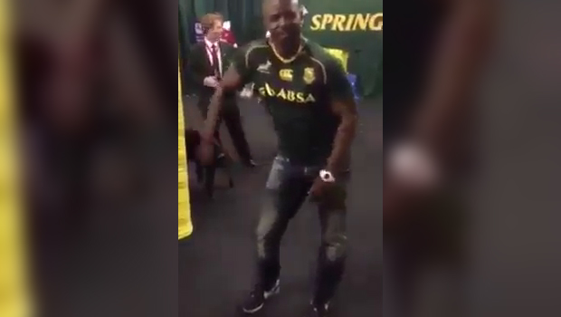 VIDEO: Springboks v Terry Crews dance off