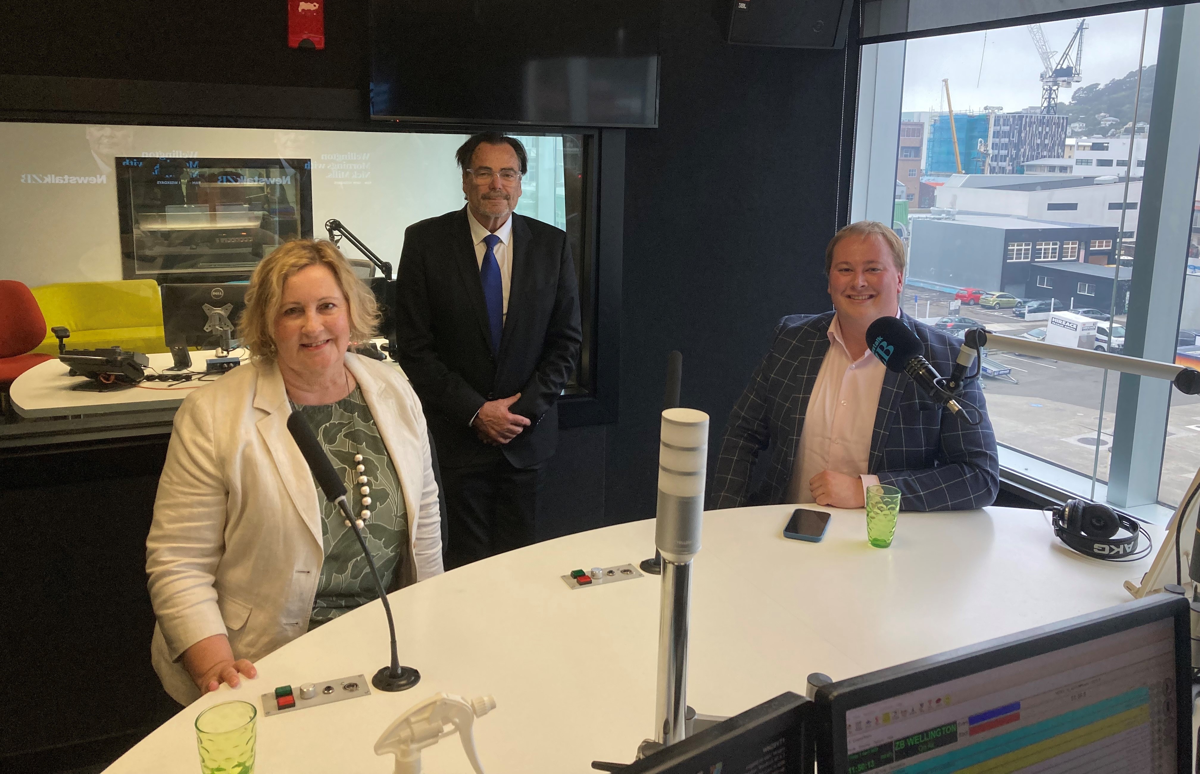 Diane Calvert and Brad Olsen Faceoff on Wellington Mornings