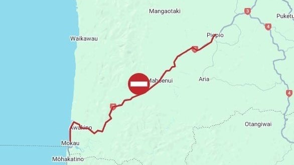 Weather: Awakino Gorge slips, flooding trap motorists as heavy rain ...