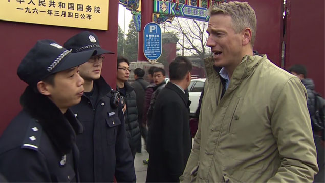 VIDEO: MH370 - Grieving Families Blocked From Temple
