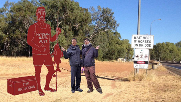 Big Bogan immortalised in Australia