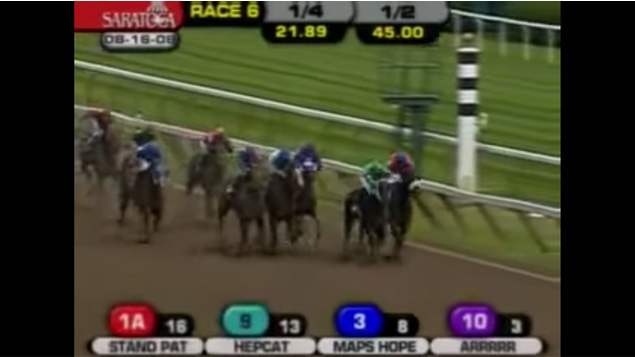 VIDEO: "Arrrrr" wins - Horse racing commentator's hilarious call
