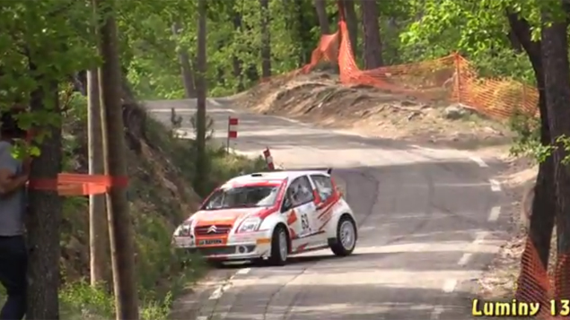 VIDEO: Drivers walk away from crazy rally car crash