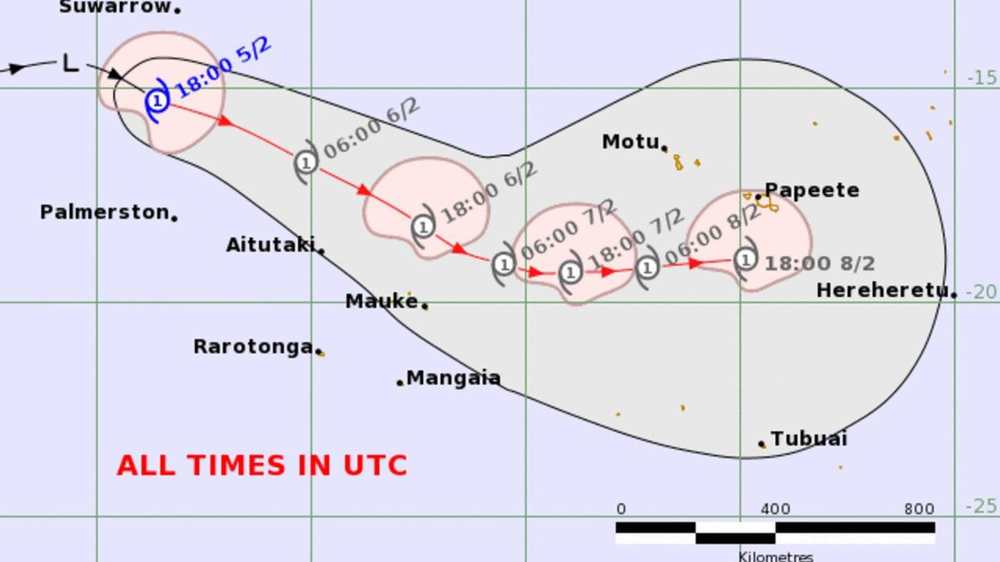 Tropical Cyclone Nat: TD06F upgraded, alert in place for Southern Cook ...