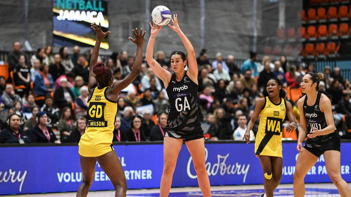 Northern Stars shooter Amorangi Malesala ahead of her Silver Ferns test ...