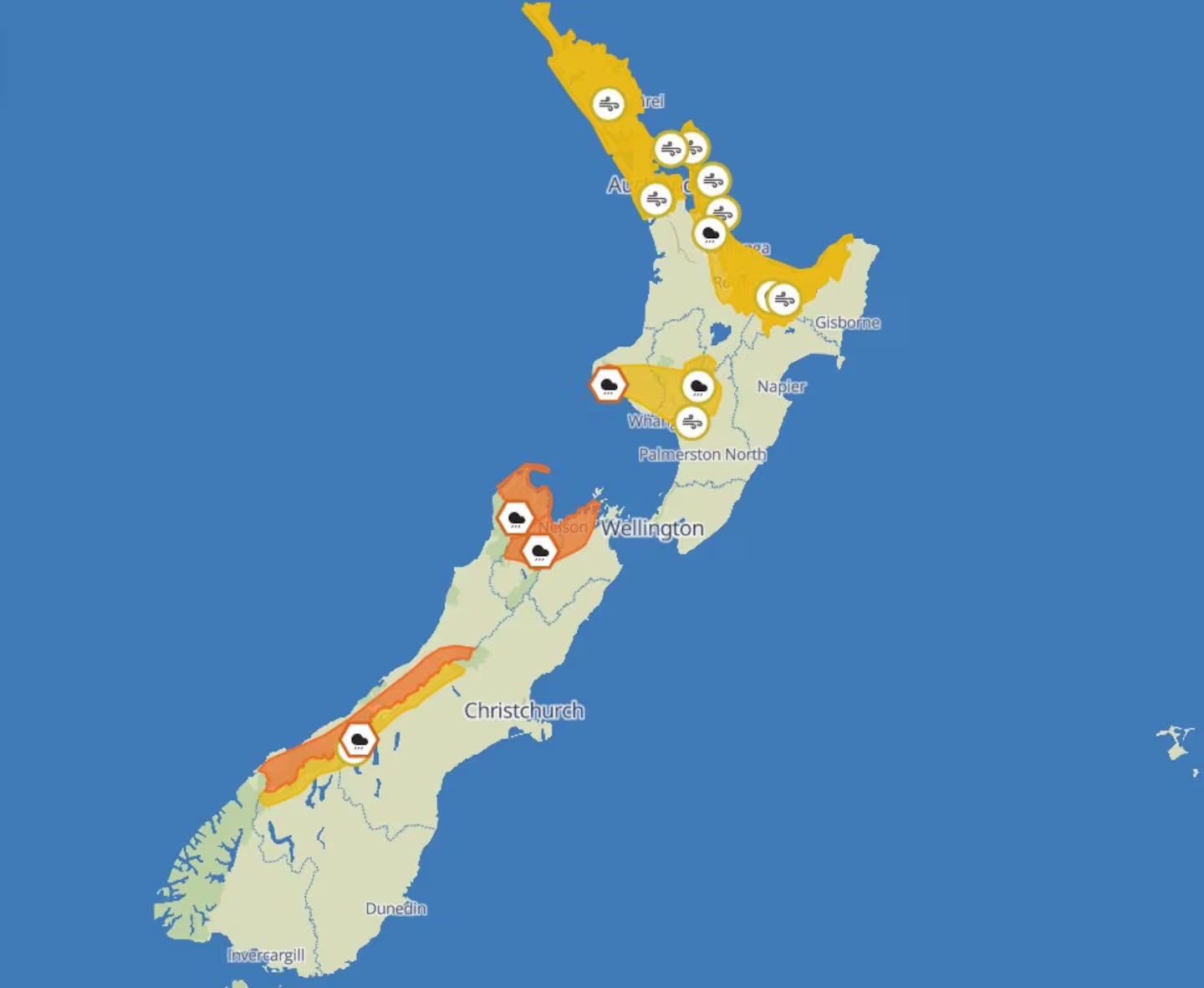 Severe weather warnings as heavy rain, winds set to hit parts of country