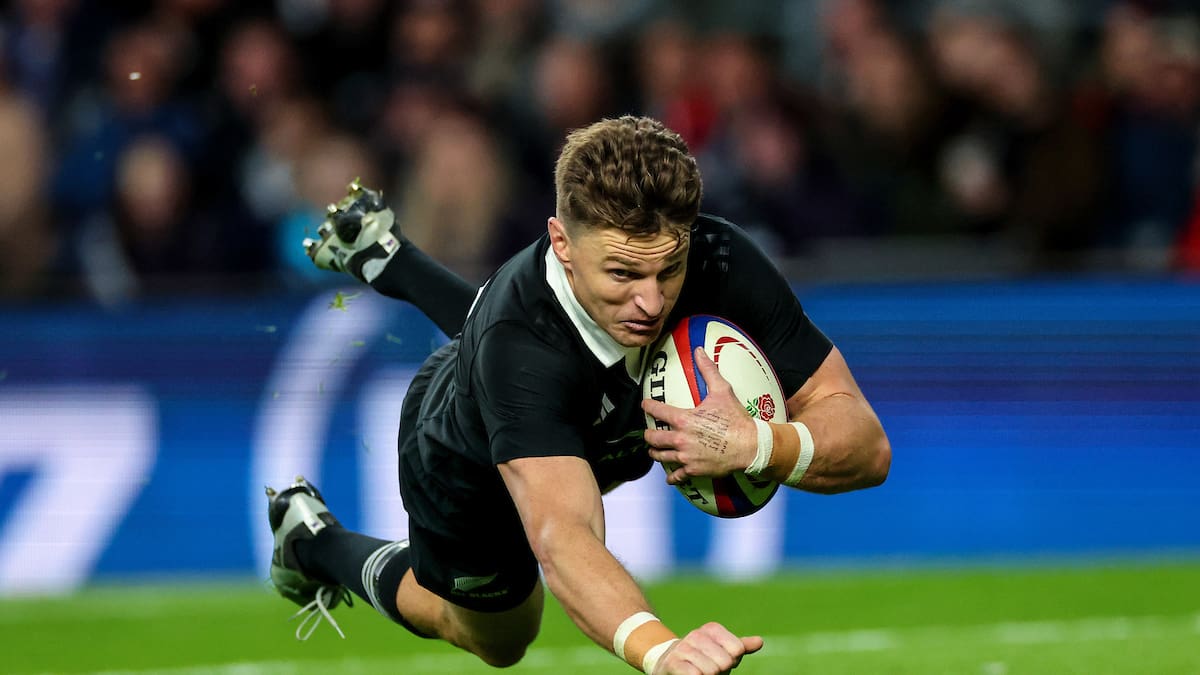 All Blacks v England: Scott Robertson sweating as Beauden Barrett ...
