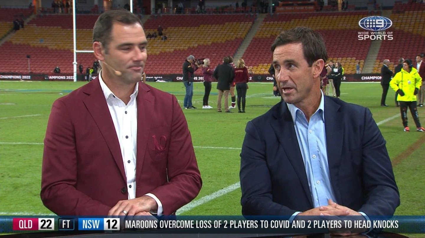 Star's TV meltdown: Origin legend makes classless outburst after defeat