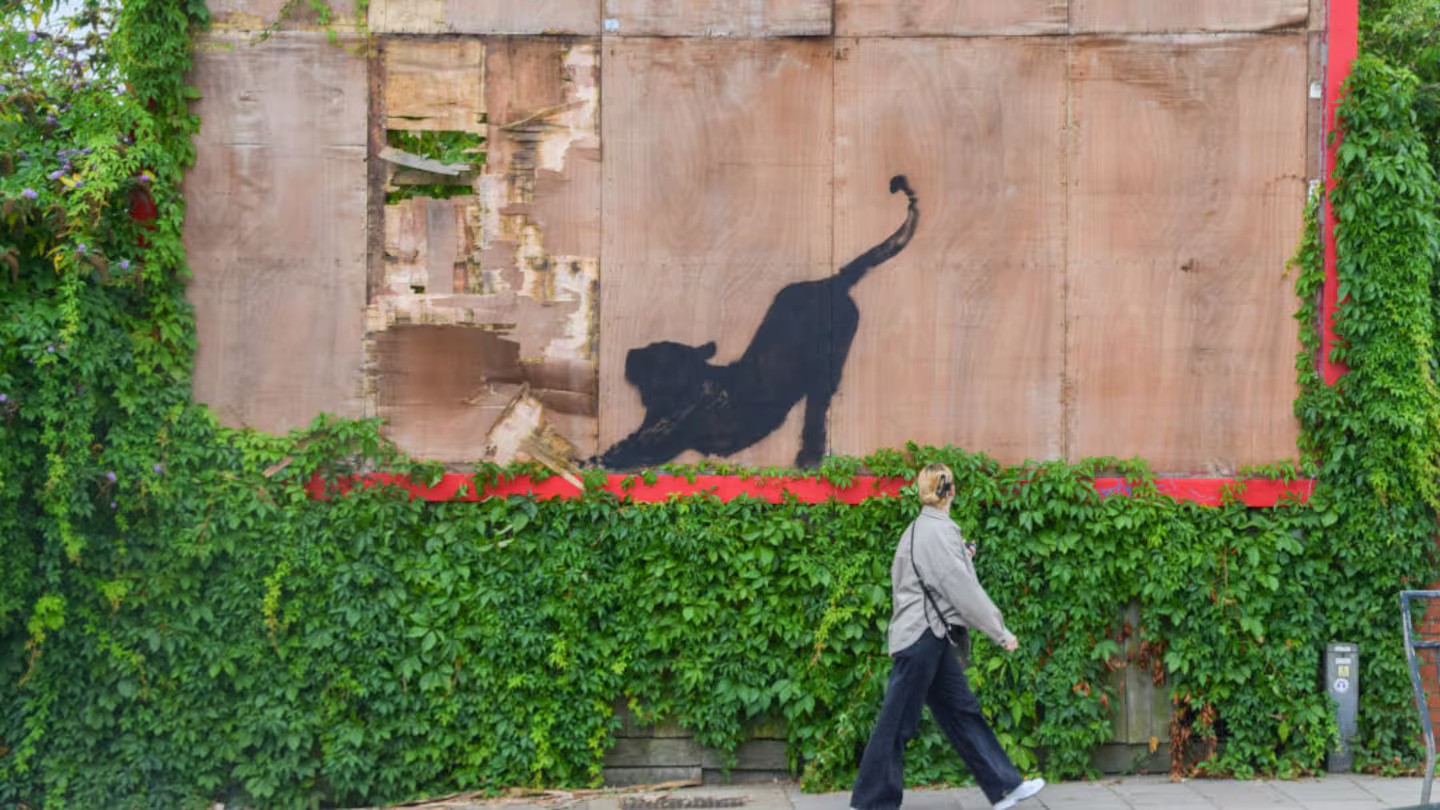 Artist Banksy unleashes goats, elephants, monkeys and a wolf on London ...