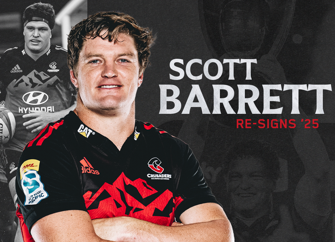 Scott Barrett: Crusaders Captain ahead his 100th appearance