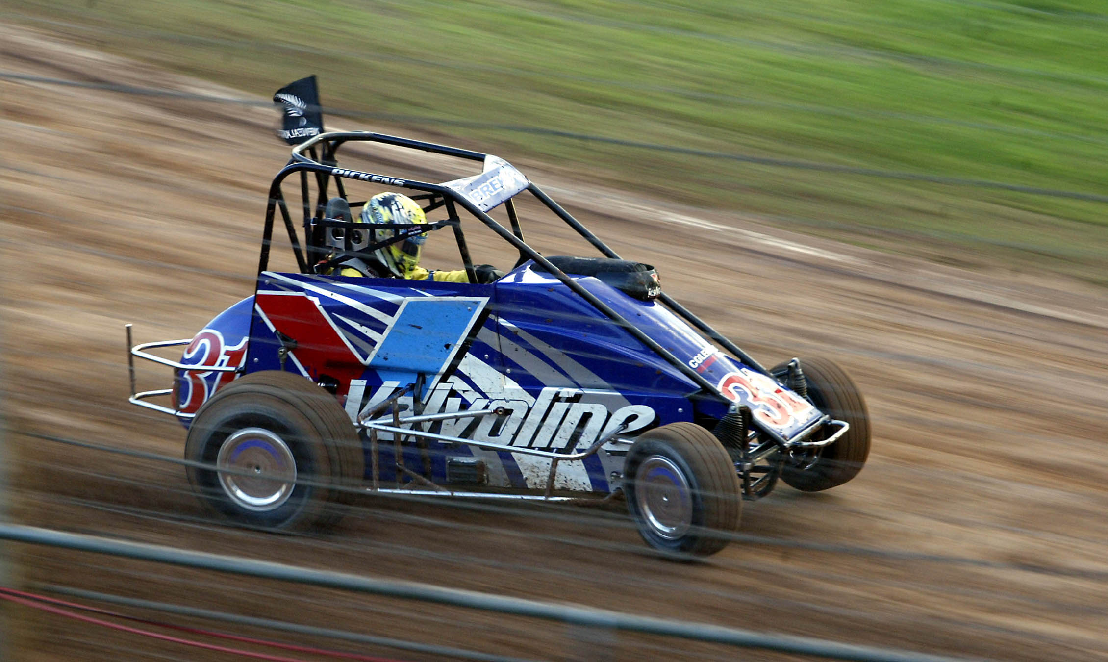 Midget speedway racing is taking place across the country this summer