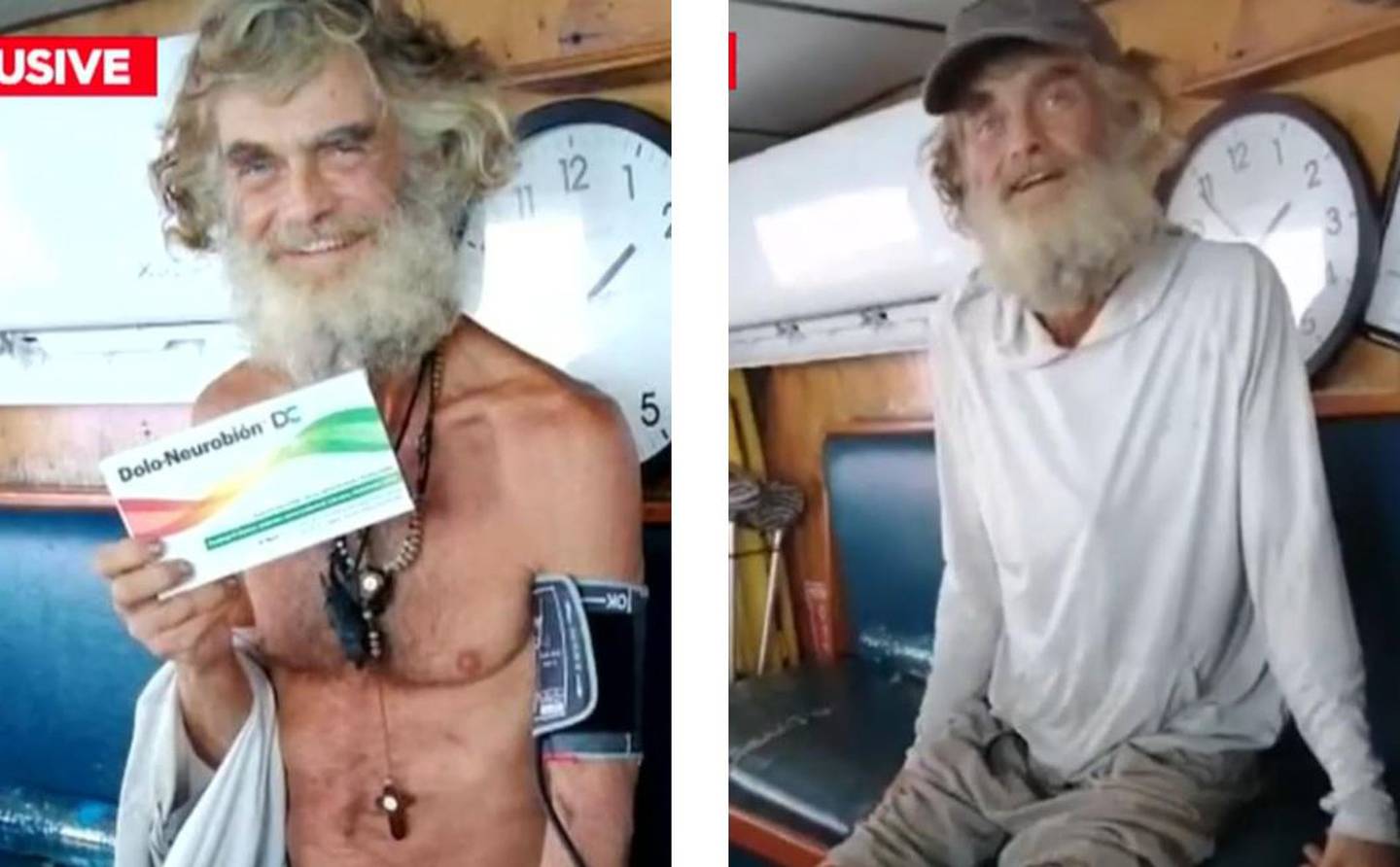 Watch: Man and dog lost at sea for two months lived off raw fish and rainwater