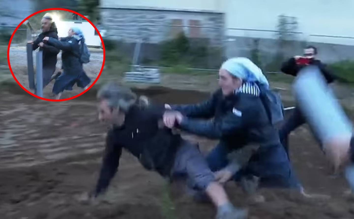 Watch: Boomfa! Catholic nun tackles climate activist in brutal takedown