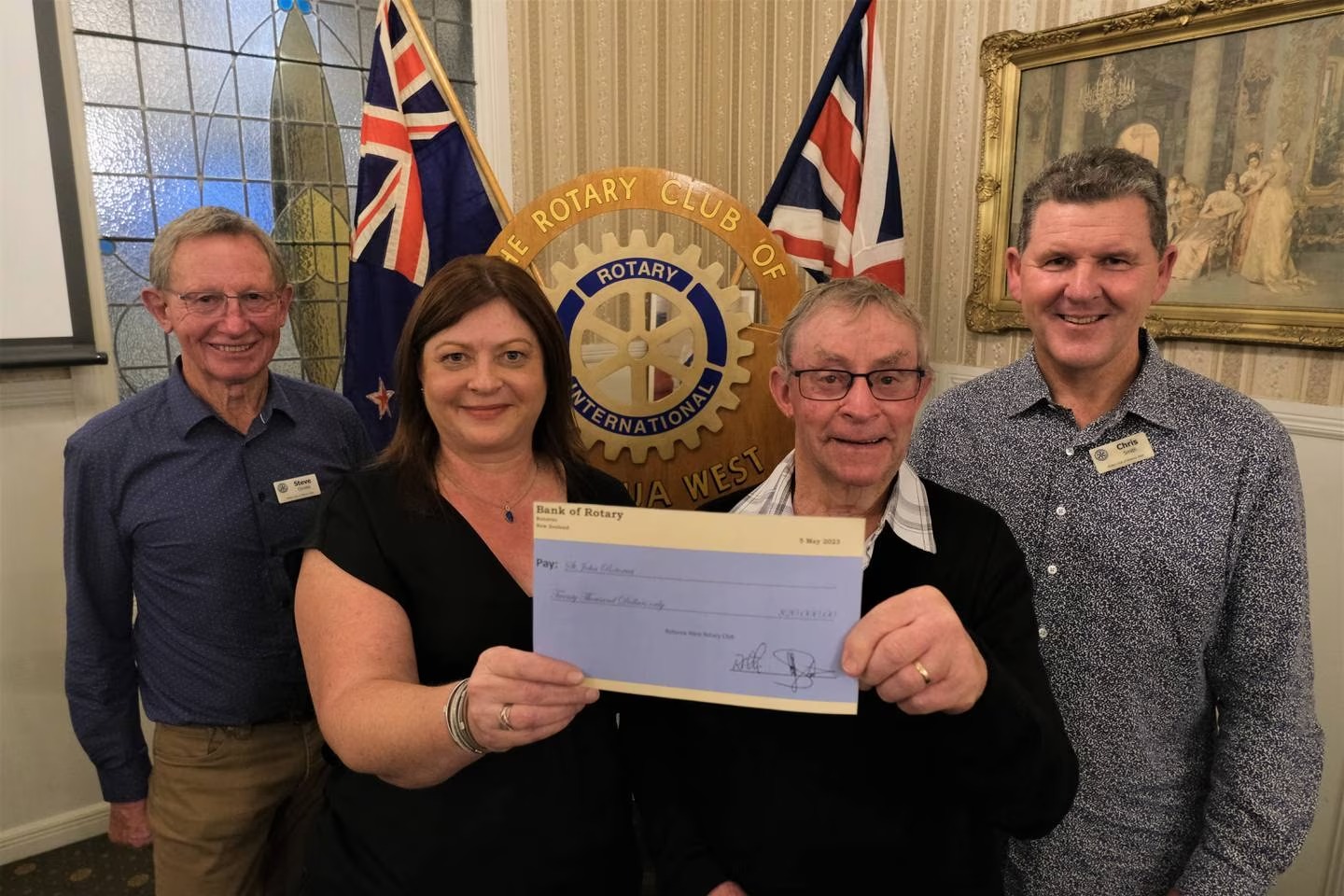 'Never gets old': St John 'humbled' by Rotary club's generosity