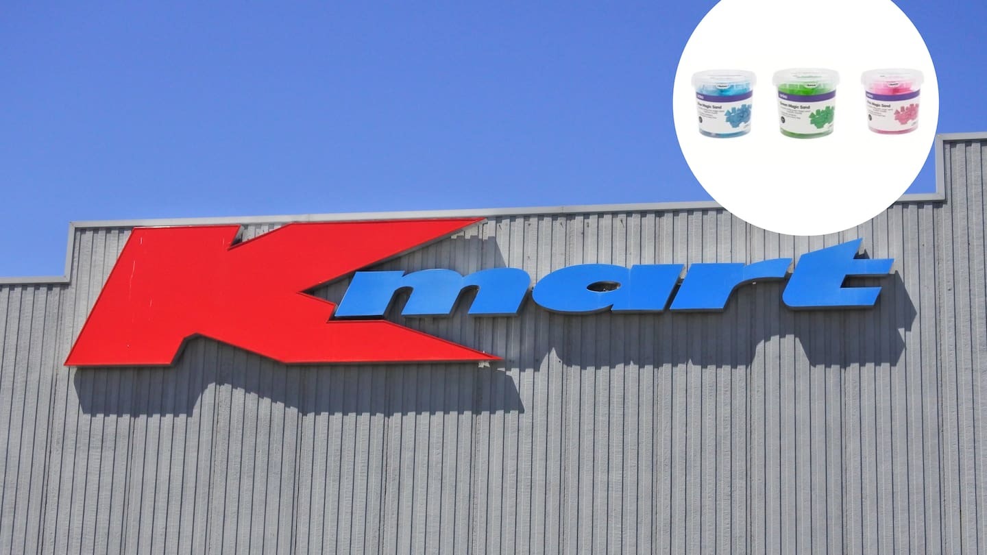 Asbestos detected in Kmart Magic Sand prompts urgent recall warning