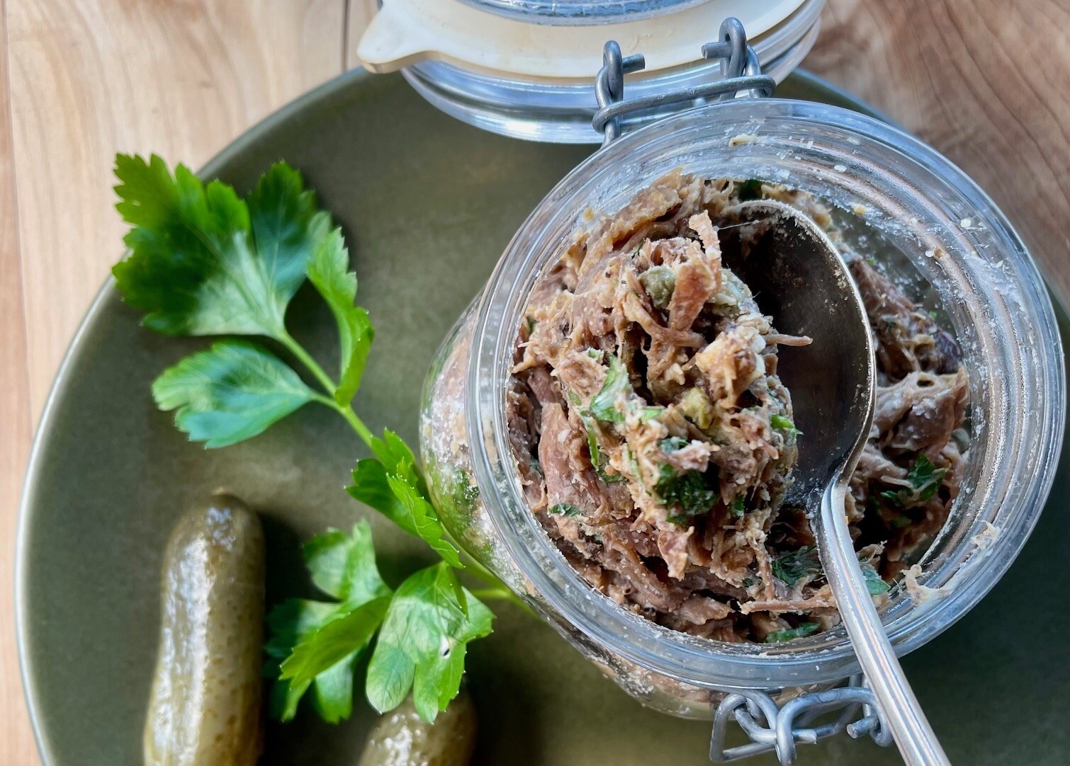 Mike Van de Elzen: Lamb Neck Rillette
