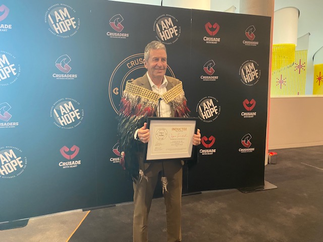 Wayne Smith inducted into the Crusaders Hall of Fame