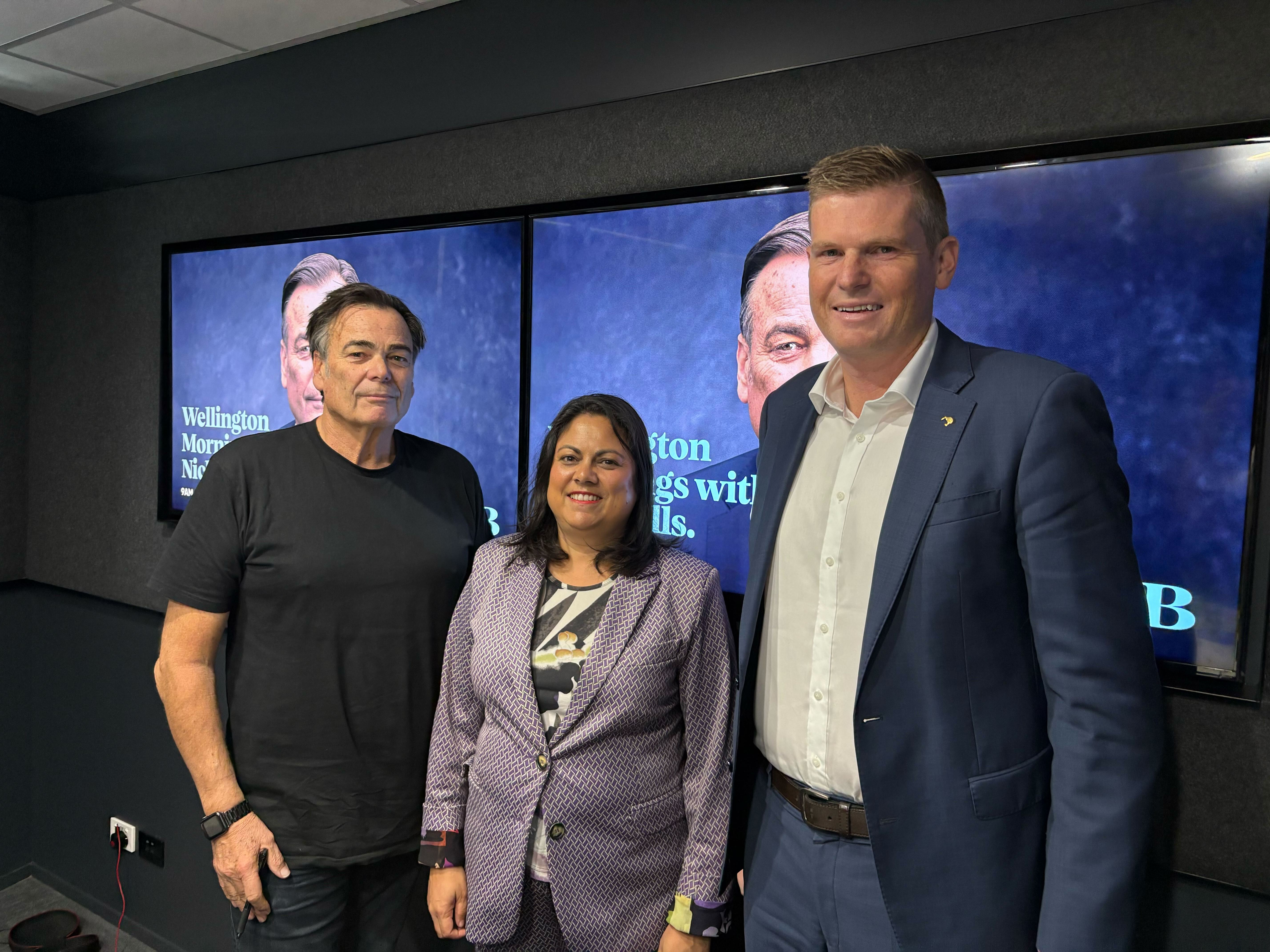 Politics Thursday: Ayesha Verrall and Tim Costley talk tariffs, ferries ...