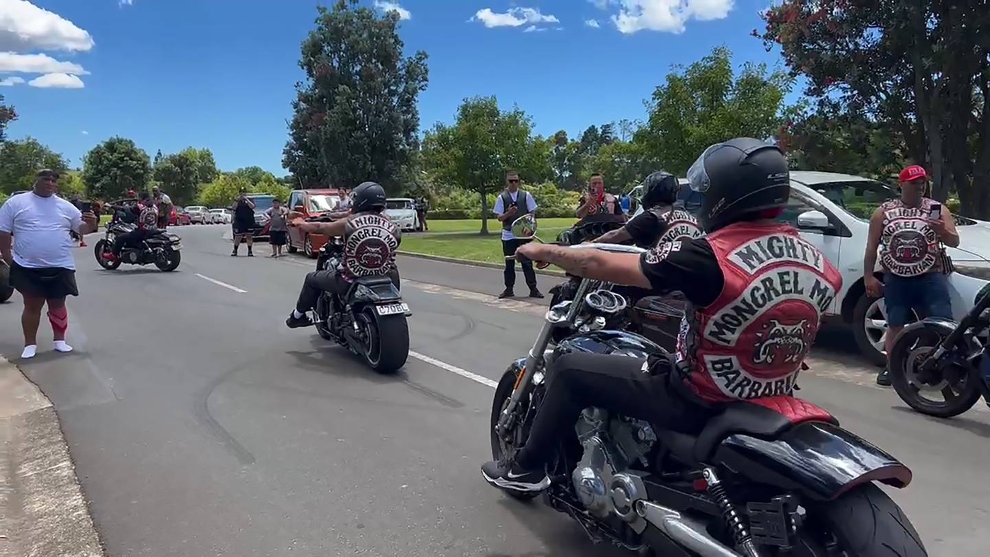 Police monitor gang funeral of Mongrel Mob member gunned down outside ...