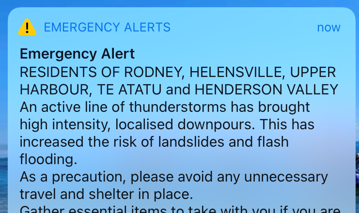 Emergency Alerts issued in parts of Auckland as a precaution, residents ...