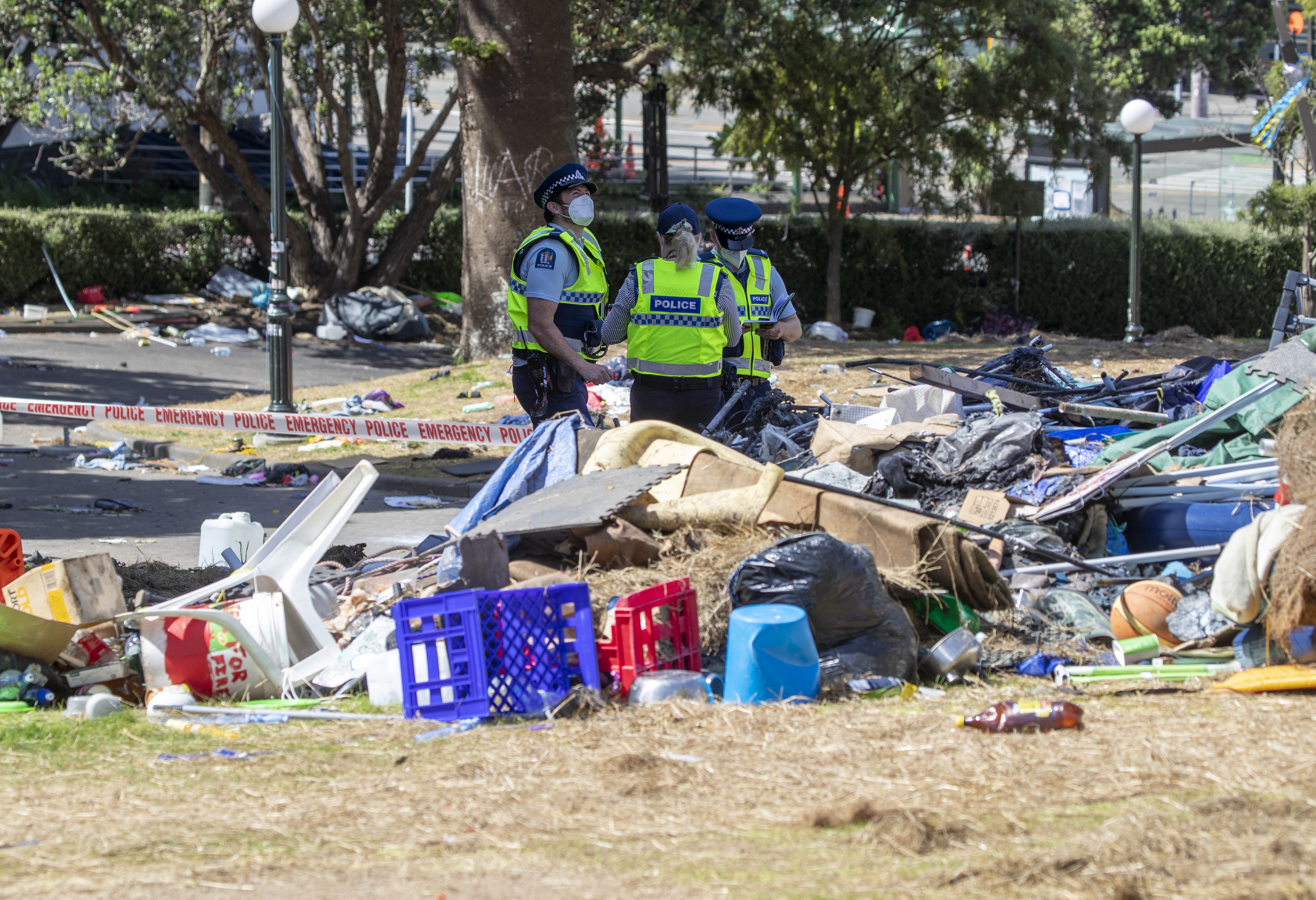 Thousands raised to clean up Wellington in wake of protest